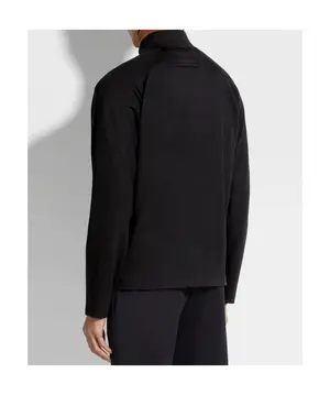 Zegna Long Sleeved Zipped Sweatshirt