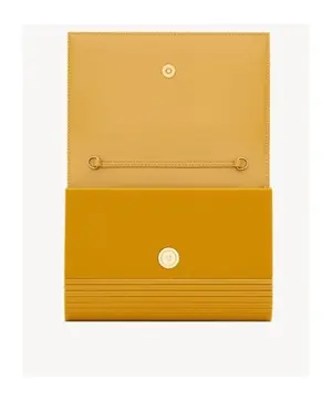 Saint Laurent Vicky Minaudière Shoulder Bag - Yellow