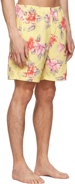 Palm Angels Printed Cargo Swim Shorts