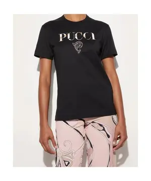Emilio Pucci Logo Short Sleeve Top