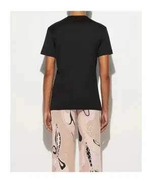 Emilio Pucci Logo Short Sleeve Top