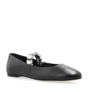 Casadei Embellished Ballet Flat Shoes