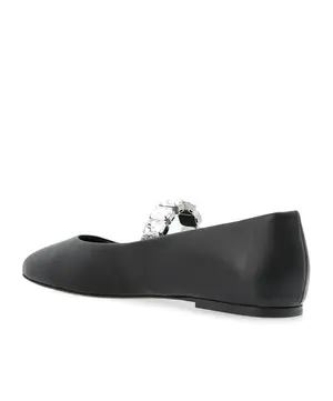 Casadei Embellished Ballet Flat Shoes