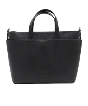 Fabiana Filippi Logo Patch Tote Bag - Black