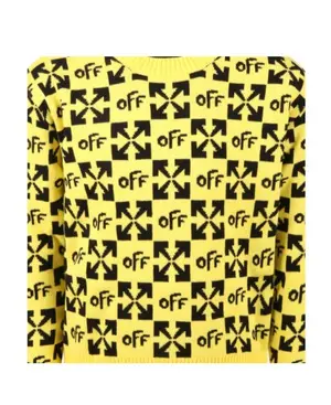 Off-White Monogram-intarsia Cotton Jumper