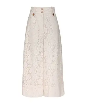 Zimmermann Luna Lace Trousers - Ivory