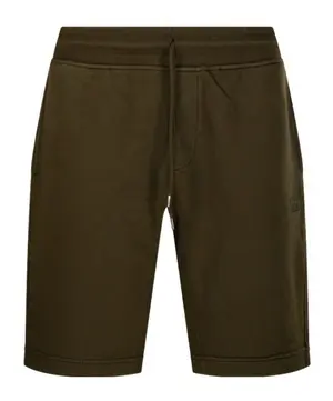 C.P. COMPANY Drawstring Logo Shorts - Evergreen