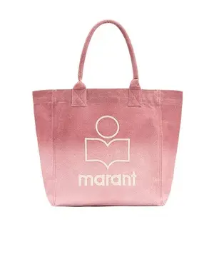 Isabel Marant Étoile Yenky Logo Tote Bag - Raspberry Color
