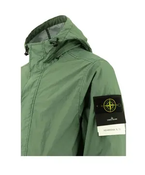 Stone Island Compass Patch Hooded Jacket