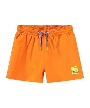 MOLO Niko Solid Swim Shorts - Orange
