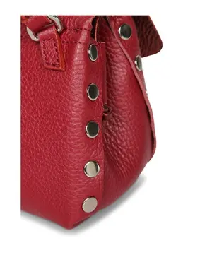 ZANELLATO Studded Leather Shoulder Bag