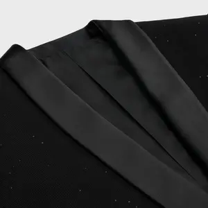 Celine Sequined Grain De Poudre Tuxedo Jacket