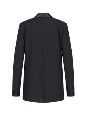 Celine Sequined Grain De Poudre Tuxedo Jacket