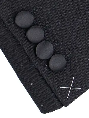 Celine Sequined Grain De Poudre Tuxedo Jacket