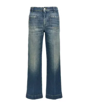 Victoria Beckham Alina Jeans - Blue