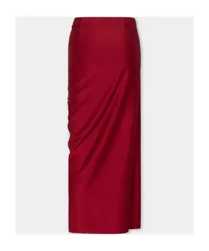 Rabanne Jersey Gathered Maxi Skirt