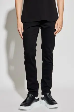 Versace Logo Patch Skinny Jeans