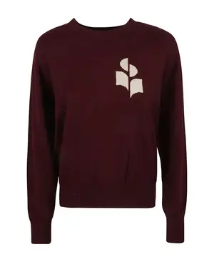 Isabel Marant Étoile Marisans Logo Intarsia Knitted Jumper - Brown