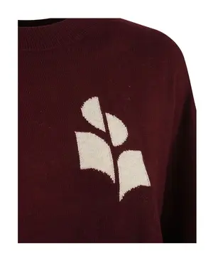 Isabel Marant Étoile Marisans Logo Intarsia Knitted Jumper - Brown