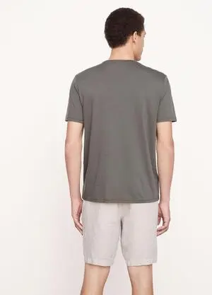 Vince Open-necked Black Shirt