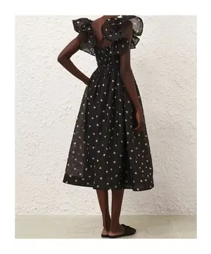 Zimmermann Ruffled Mid-length Dress