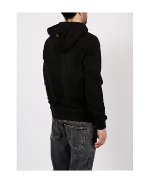 Philipp Plein Logo Print Long Sleeve Hoodie
