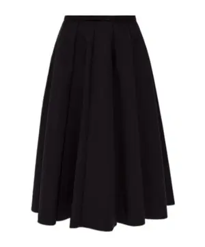 Fabiana Filippi Flared Midi Skirt - Black