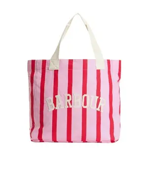 Barbour Emily Stripe Tote Bag - Sakura