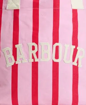 Barbour Emily Stripe Tote Bag