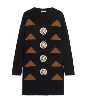 Max Mara Maracas Mini Dress - Black