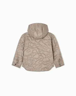 Emporio Armani 3d Quilted Flower-pattern Jacket