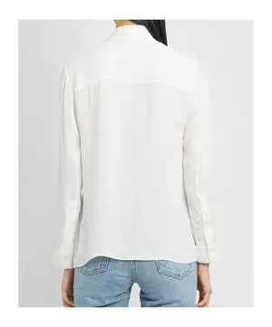 Khaite Knotted Tie Detailed Blouse