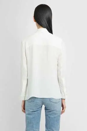 Khaite Knotted Tie Detailed Blouse