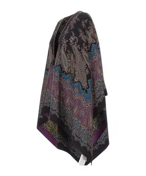 Etro Paisley Printed Cape
