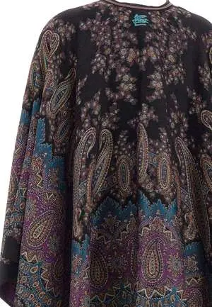 Etro Paisley Printed Cape