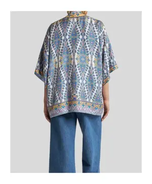 Etro Printed Twill Kesa Robe
