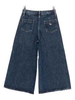 Emporio Armani Panelled Wide-leg Trousers