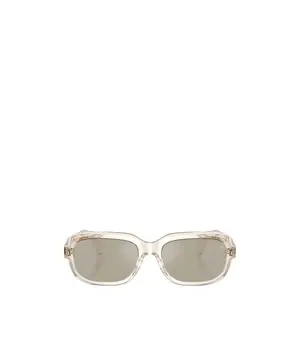 Moncler Rectangular Frame Sunglasses - Nude