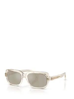 Moncler Rectangular Frame Sunglasses