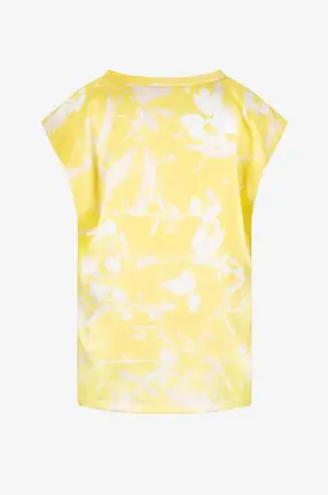 Fabiana Filippi Graphic Print Sleeveless Satin Top