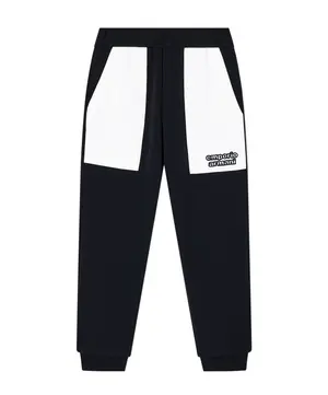 Emporio Armani Panelled Track Pants - Navy Blue