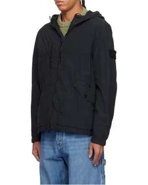 Stone Island Zipped Hooded Jacket