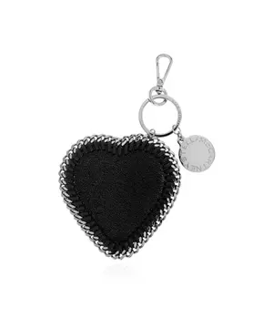 Stella McCartney Heart Charm Chain Detail Keyring