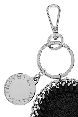 Stella McCartney Heart Charm Chain Detail Keyring
