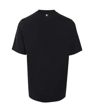 Roberto Cavalli Distressed-effect Rose-print T-shirt