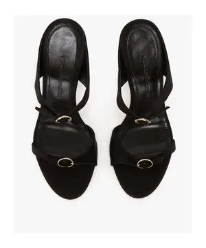 Victoria Beckham Buckle-embellished Stiletto Sandals