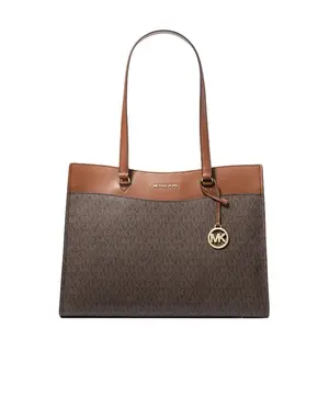 Michael Kors Jet Set Large Signature Logo Tote Bag