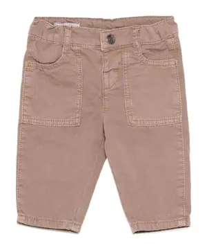 Emporio Armani Patch-pocket Trousers - Brown