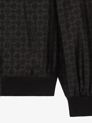 Givenchy Oversized 2-in-1 Bomber In Monogram 72 Jacquard