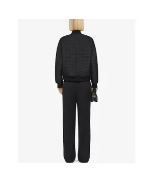 Givenchy Oversized 2-in-1 Bomber In Monogram 72 Jacquard